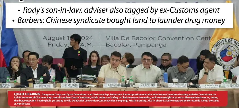 Rep. Duterte linked to P11-b shabu - PressReader