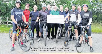 Chemical staff pedal to raise a packet for cause - PressReader