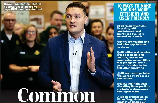 Common sense ideas can save our broken NHS say patients - PressReader