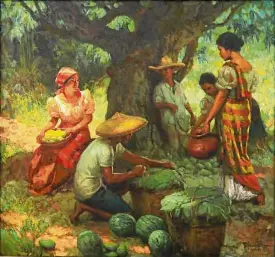 Rare Lorenzo Guerrero work, Amorsolo’s ‘Under the Mango Tree’ to be ...
