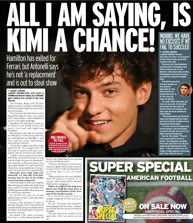ALL I AM SAYING, IS KIMI A CHANCE! - PressReader