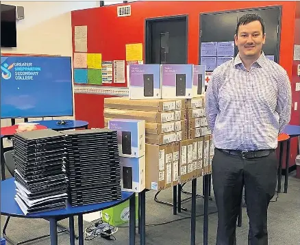Free laptops arrive for home learning - PressReader