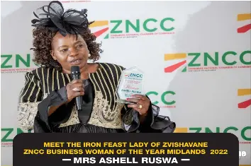 Midlands Businesswo­man of theYear, Ruswa’s rise to the top - PressReader