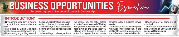 Selling business: Entity sale vs asset sale - PressReader