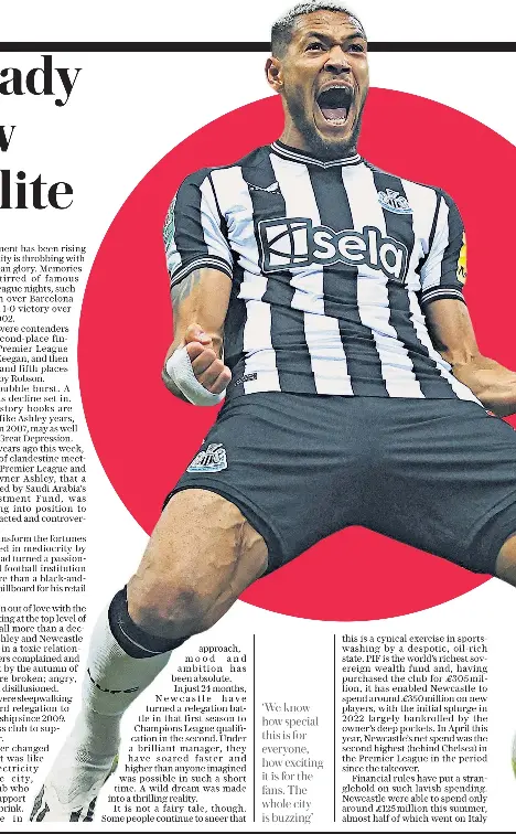 Newcastle ready to strike blow to Europe’s elite - PressReader