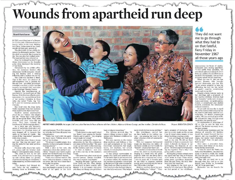 Marlene and Adam le Roux’s remarkable story, and her address at a Cape ...