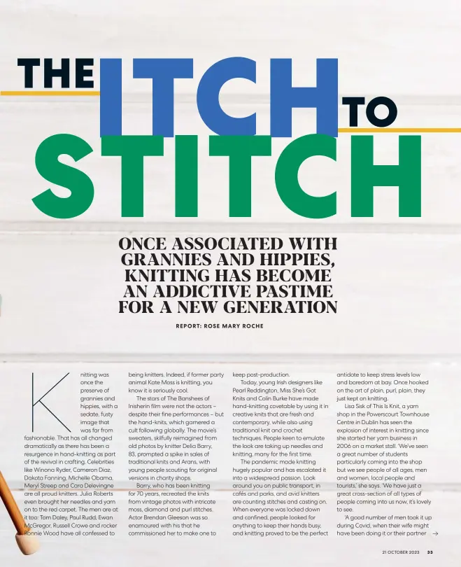 THEITCHTO STITCH - PressReader