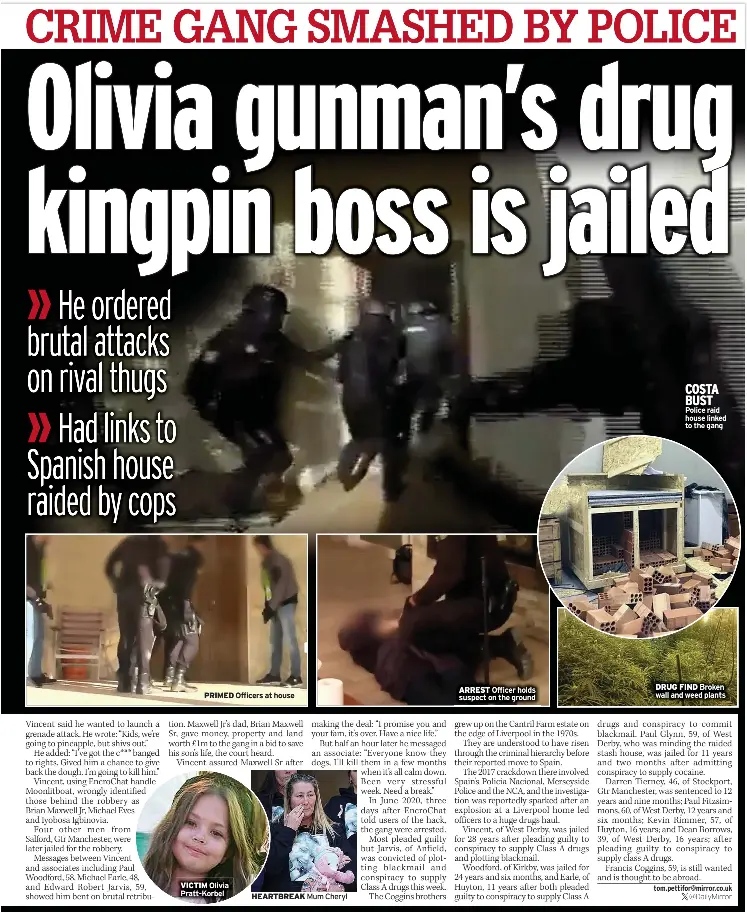 Olivia gunman’s drug kingpin boss is jailed - PressReader