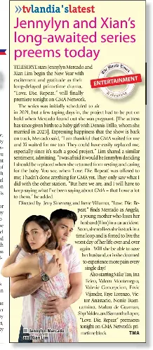 Jennylyn and Xian’s long-awaited series preems today - PressReader
