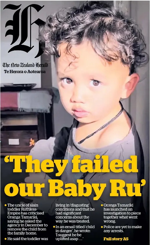 ‘They failed our Baby Ru’ - PressReader