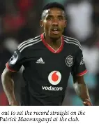 Bucs set record straight on Saleng, Maswangany­i - PressReader