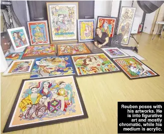 Reuben Laurente blends dual passions for performing and visual arts ...