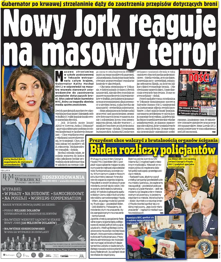 Nowy Jork reaguje na masowy terror - PressReader