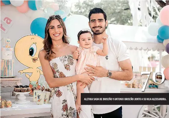 ALETHIA SADA DE BRISEÑO Y ANTONIO BRISEÑO JUNTO A SU HIJA ALESSANDRA ...