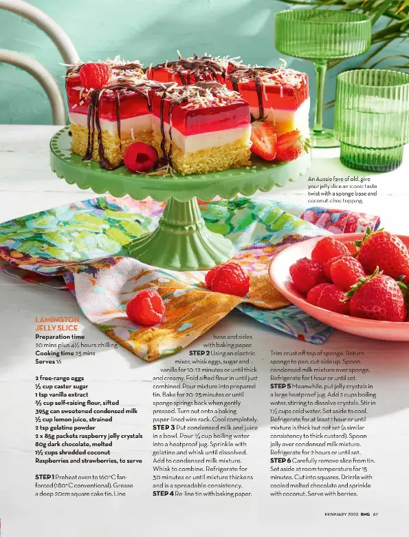 LAMINGTON JELLY SLICE - PressReader