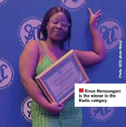 Media practition­ers called to enter SADC media awards - PressReader
