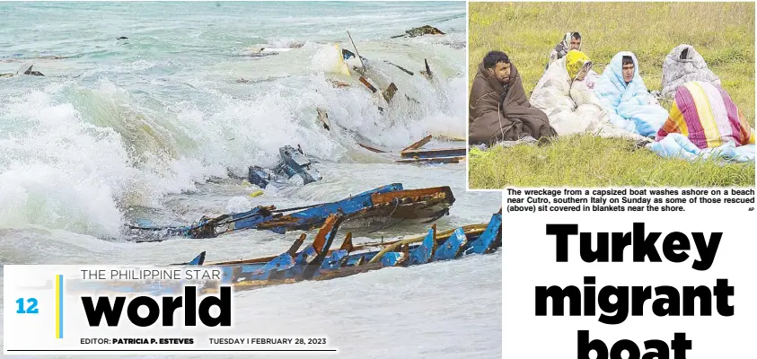 Turkey migrant boat breaks up - PressReader