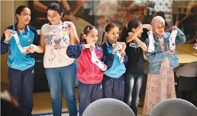 Kalimat delights refugee, visually impaired kids in Morocco - PressReader