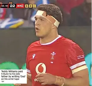 Rugby star’s tribute to his late Dad - PressReader