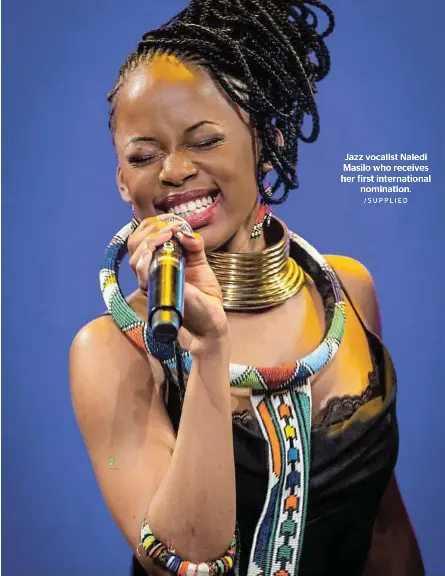 SA jazz vocalist in line for US award - PressReader