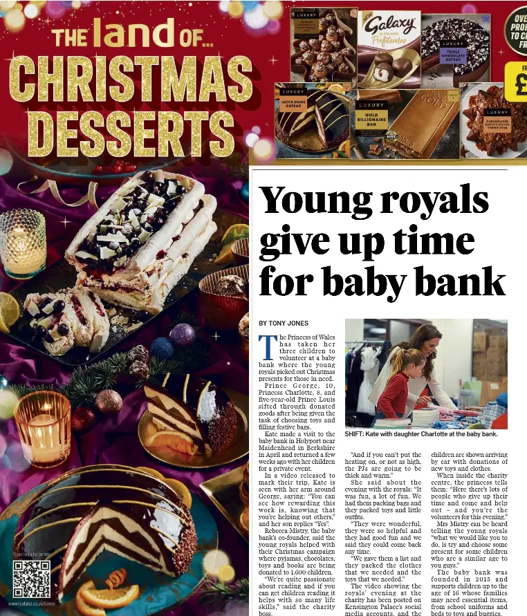 Young royals give up time for baby bank - PressReader