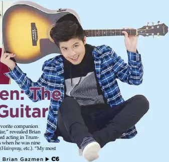 Brian Gazmen: The Boy with a Guitar - PressReader
