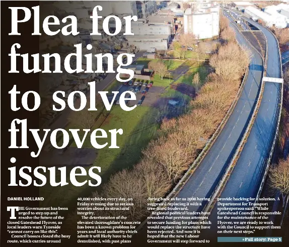 Plea for funding to solve flyover issues - PressReader