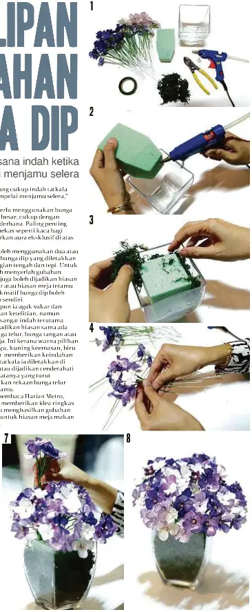 Kerlipan gubahan bunga dip - PressReader