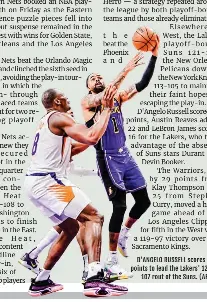 Nets lock up playoff berth; Lakers, Warriors hold on - PressReader