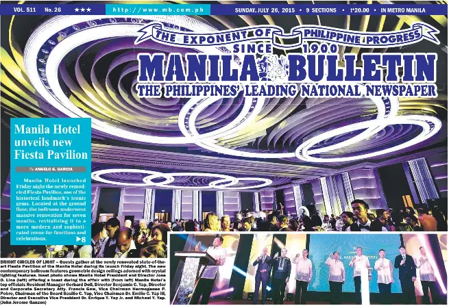 Manila Hotel unveils new Fiesta Pavilion - PressReader