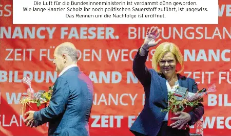 Diese SPD-Frauen sind als Nachfolger­innen von Nancy Faeser im Gespräch ...