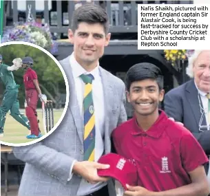 Cricket scholarshi­p for Nafis... just 3 years after he first picked up ...