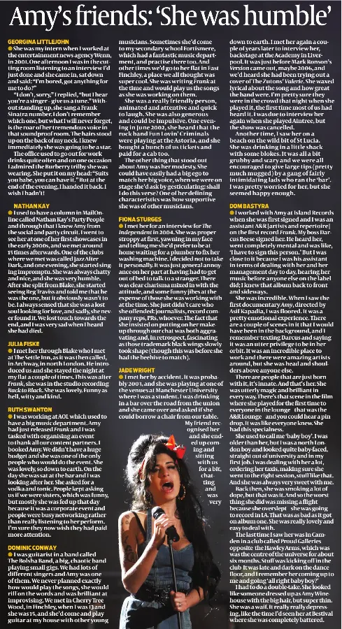 Amy’s friends: ‘She was humble’ - PressReader