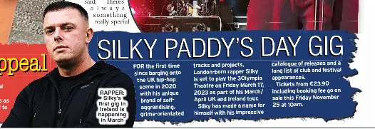 SILKY PADDY’S DAY GIG - PressReader