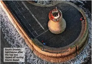 Plans received to repair lighthouse damaged in storm - PressReader