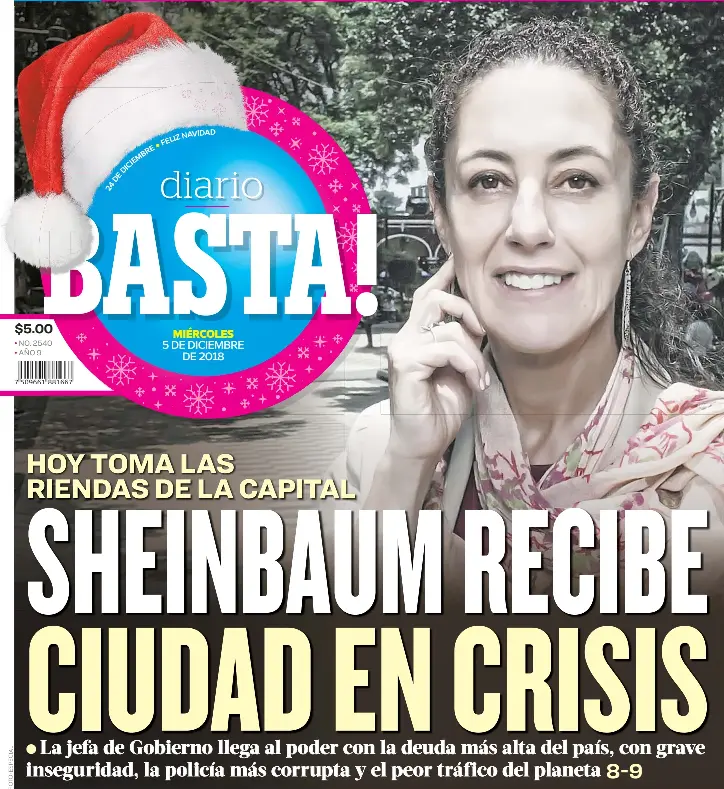 SHEINBAUM RECIBE CIUDAD EN CRISIS - PressReader