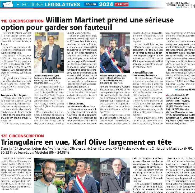 William Martinet prend une sérieuse option pour garder son fauteuil ...