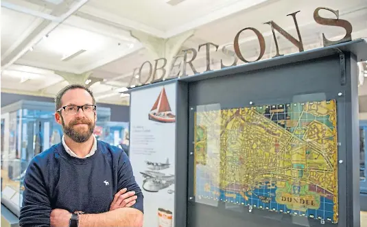 Gareth Jackson-hunt helped to restore the old Robertson’s sign which has now gone on display at ...