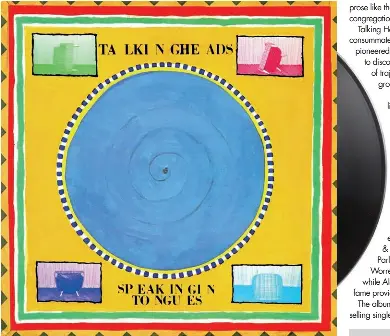 SPEAKING IN TONGUES TALKING HEADS - PressReader