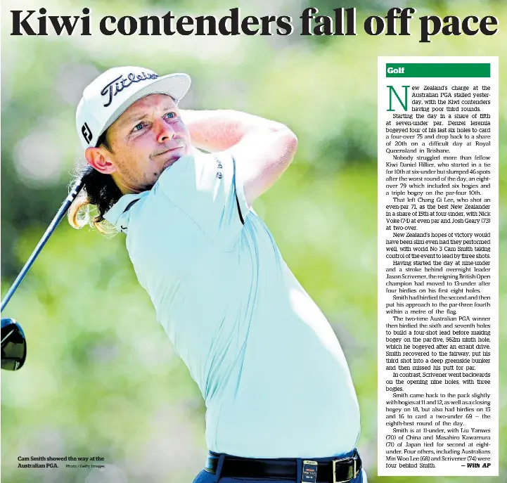 Kiwi contenders fall off pace - PressReader