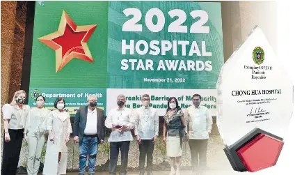 Chong Hua hailed as one of top hospitals by DOH - PressReader