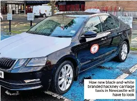 Taxis set to turn black and white - PressReader