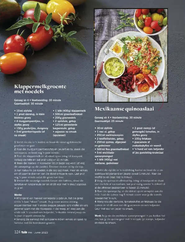 Klappermel­kgroente met noedels - PressReader