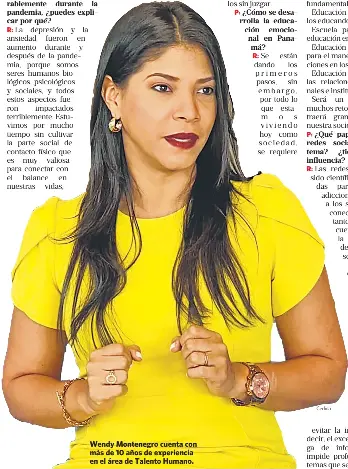 Wendy Montenegro: - PressReader