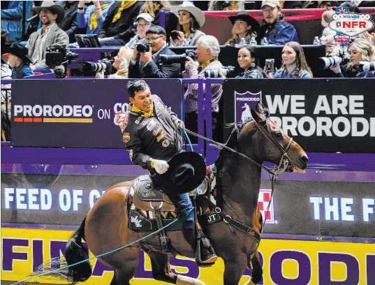 Split-combo roping team finds NFR success - PressReader