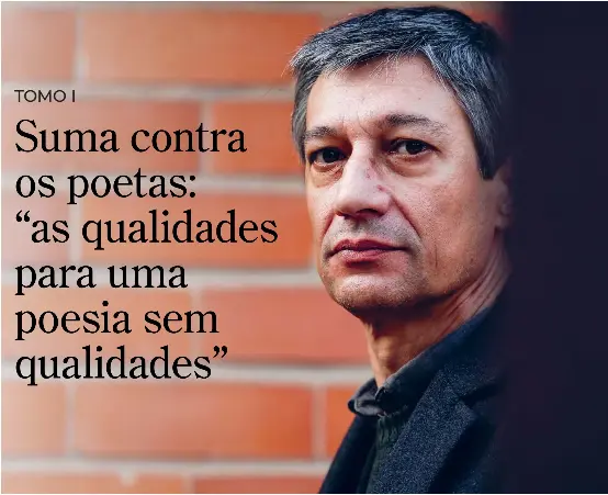 Suma contra os poetas: “as qualidades para uma poesia sem qualidades ...