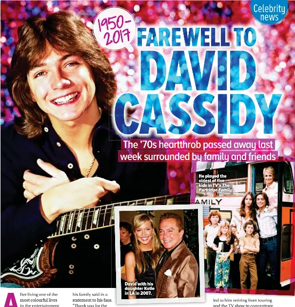 FAREWELL TO DAVID CASSIDY - PressReader