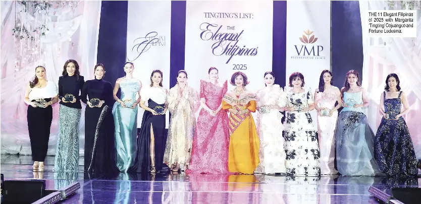 TINGTING COJUANGCO UNVEILS 2025 ELEGANT FILIPINAS - PressReader
