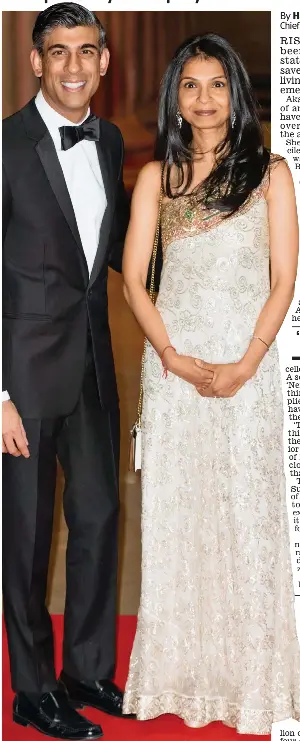 Treasury reveals Mrs Sunak is the non-dom of Downing St - PressReader