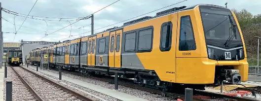 Stadler and Nexus showcase the Tyne & Wear Class 555s - PressReader